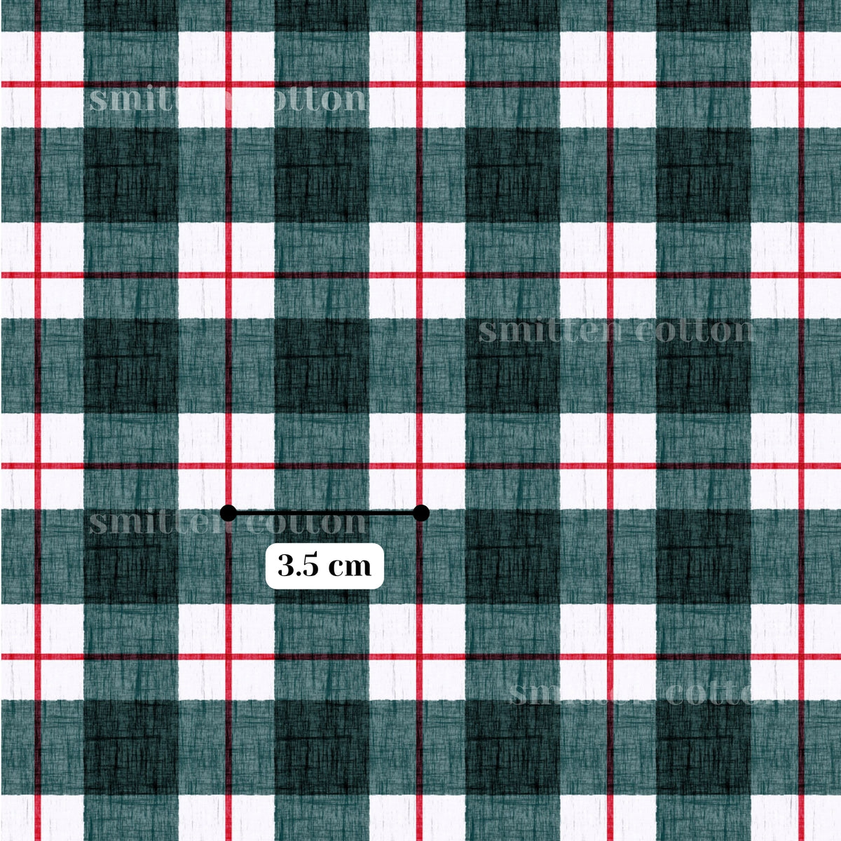 Christmas Plaid Green (Pre Order 3- 11 May) – Smitten Cotton Fabric Company