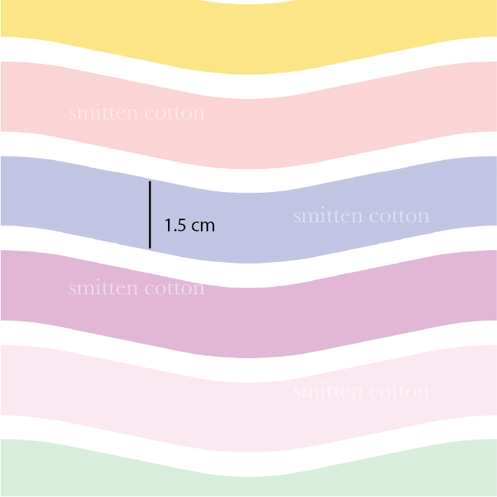 Waves Pink (Pre Order 3- 11 May) – Smitten Cotton Fabric Company