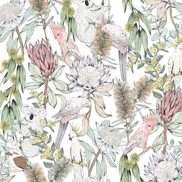 Oz Floral (Pre Order 10- 18 Oct) – Smitten Cotton Fabric Company