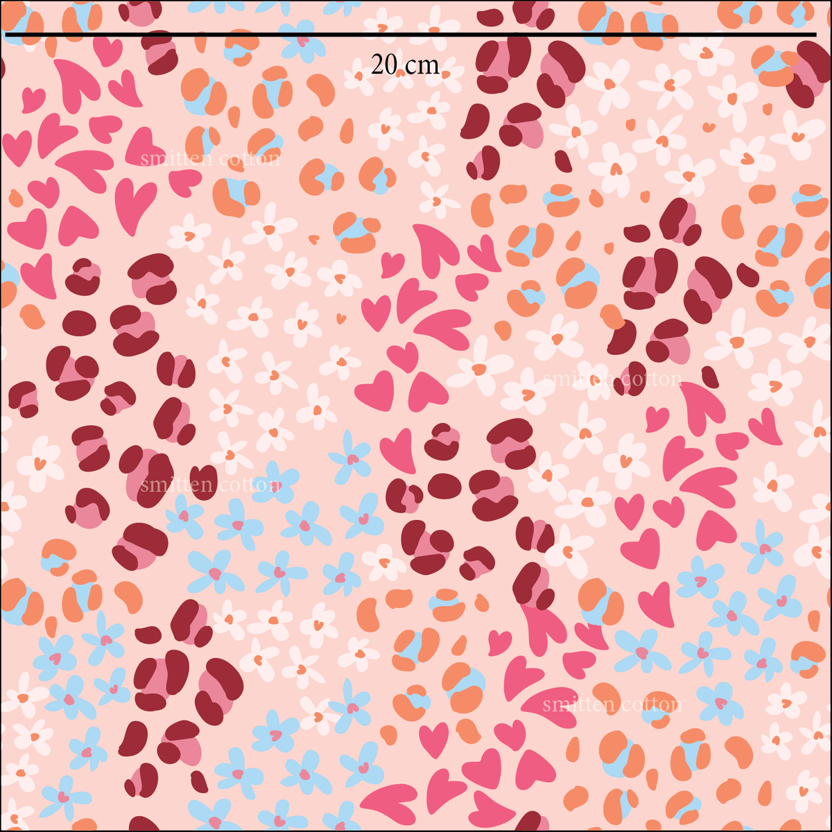Wild Hearts (Pre Order 7- 17 April) – Smitten Cotton Fabric Company