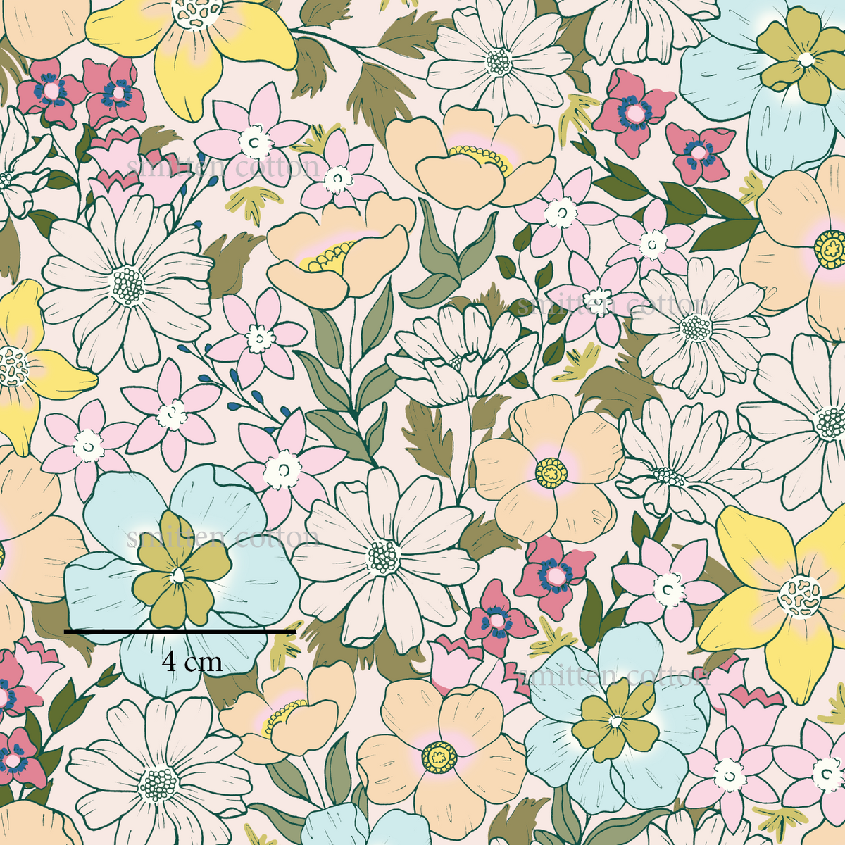 Lillian (Pre Order 26 Feb- 4 Mar) – Smitten Cotton Fabric Company