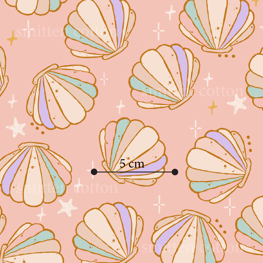 Sea Shell Pink (Pre Order 26 Feb- 4 Mar) – Smitten Cotton Fabric Company