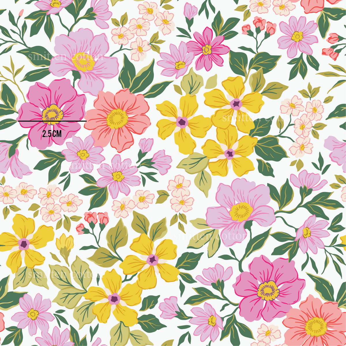 Celine Vivid (Pre Order 3- 11 May) – Smitten Cotton Fabric Company